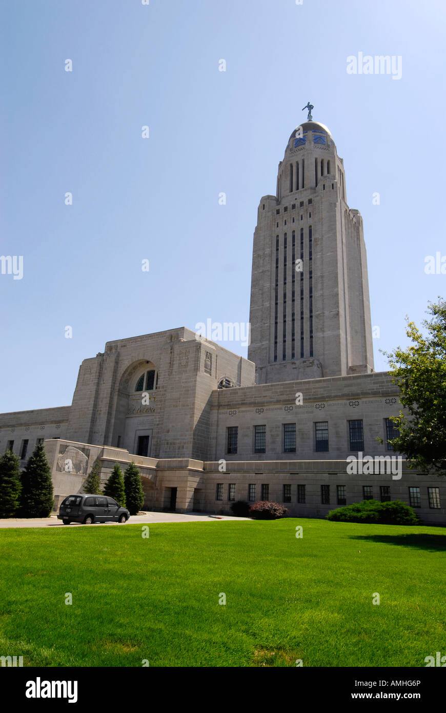 Lincoln statue nebraska state capitol hi-res stock photography and ...