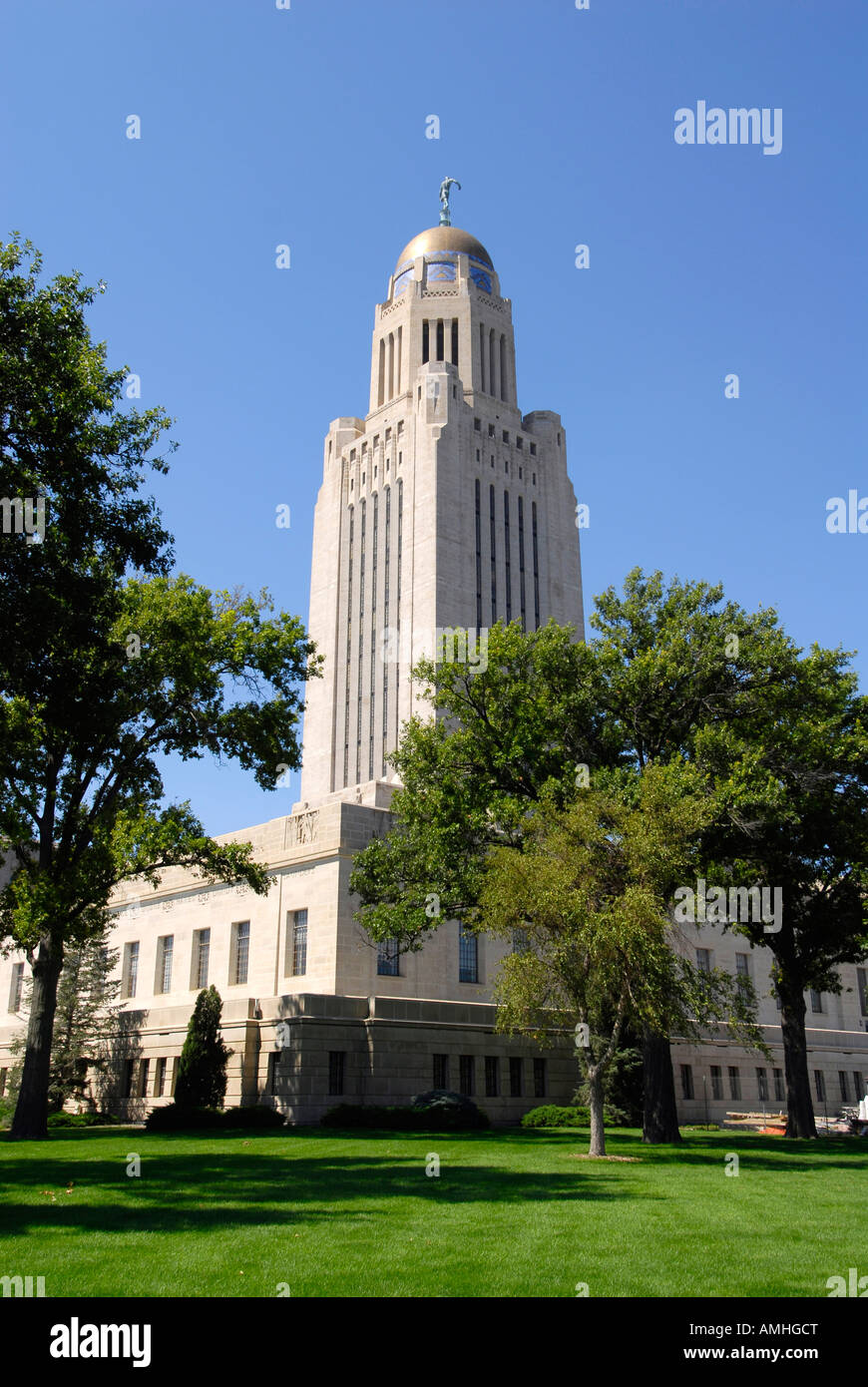 The State Capitol Building Lincoln Nebraska NE Stock Photo - Alamy