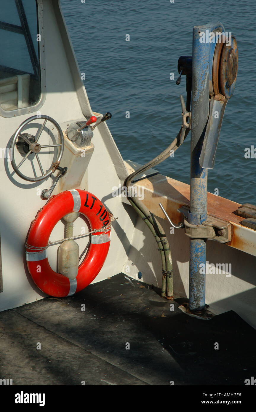 deck of commercial fishing boat, Norfolk, England, UK Stock Photo - Alamy