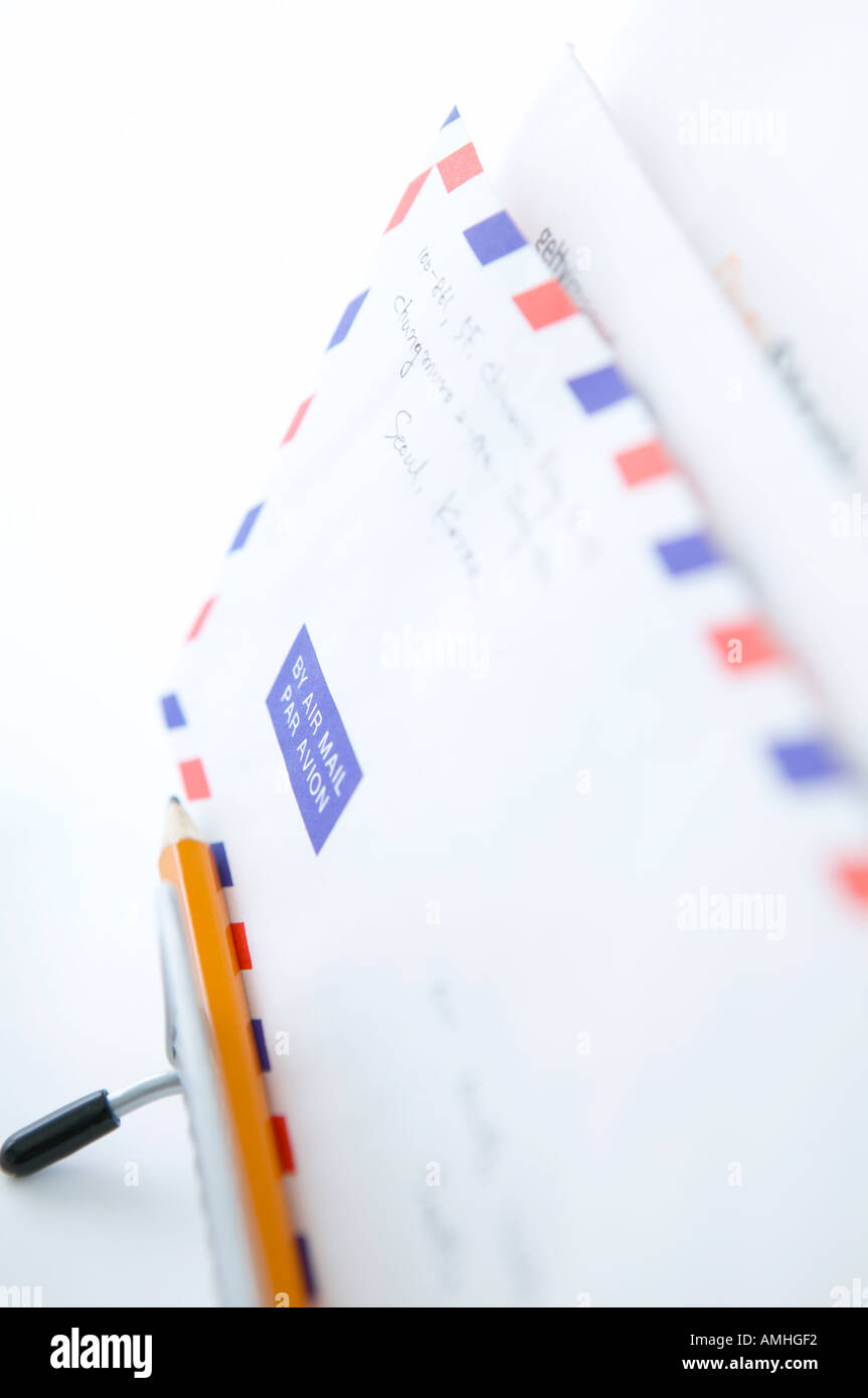 Business air post pencil hi-res stock photography and images - Alamy