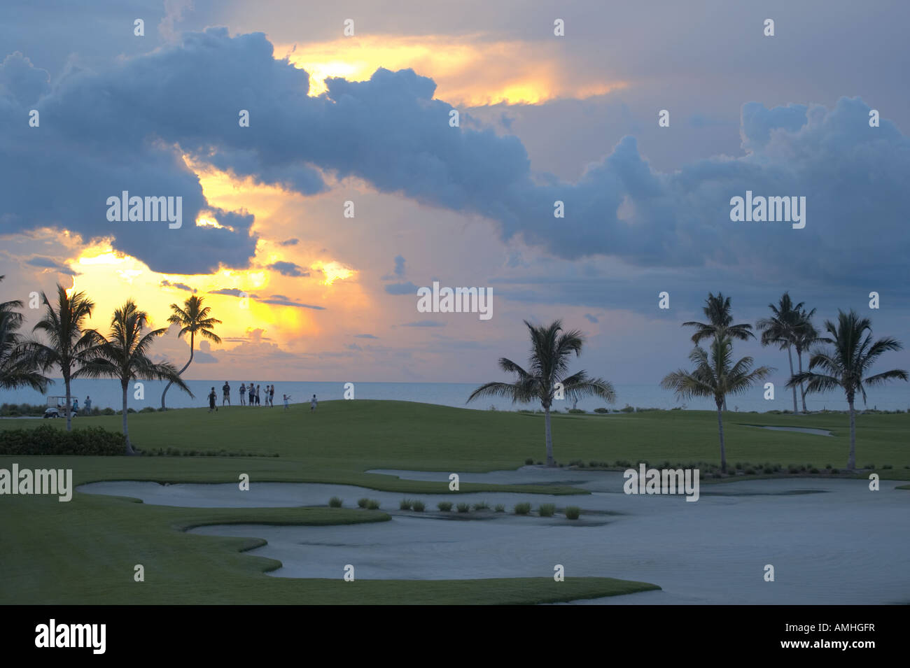 Captiva Island at sunset Stock Photo - Alamy