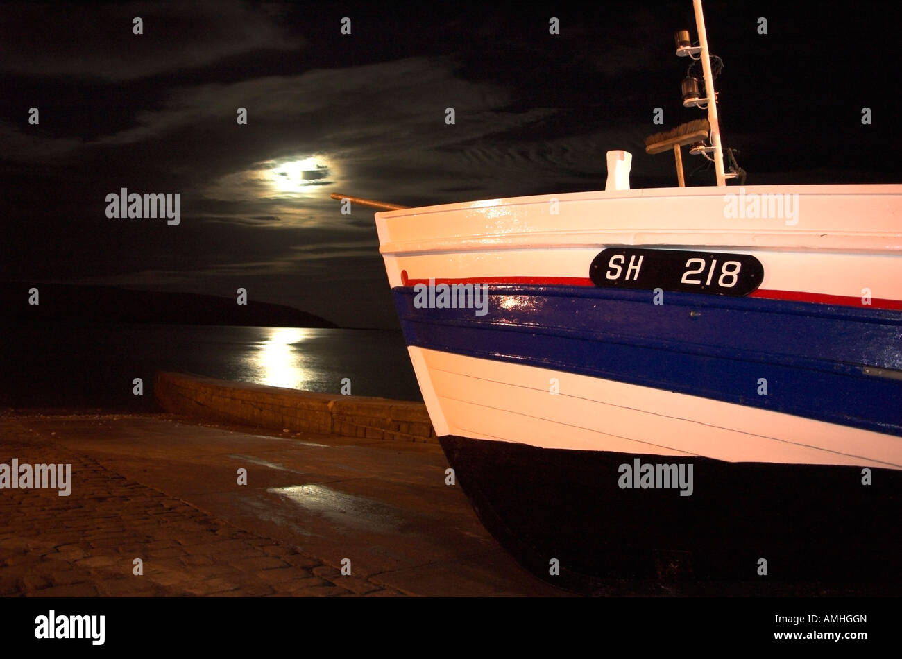 Coble boat filey hi-res stock photography and images - Alamy