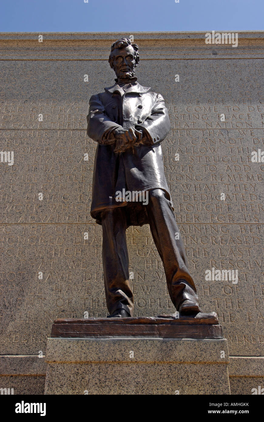 Lincoln Statue Nebraska State Capitol Stock Photos & Lincoln Statue ...