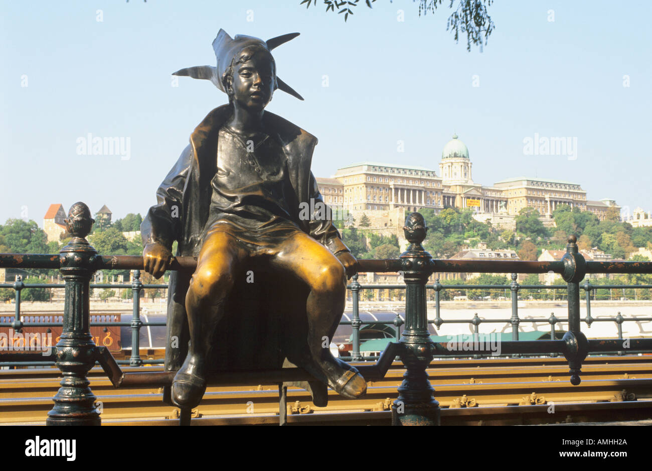 Little Princess statue Budapest Hungary Stock Photo - Alamy