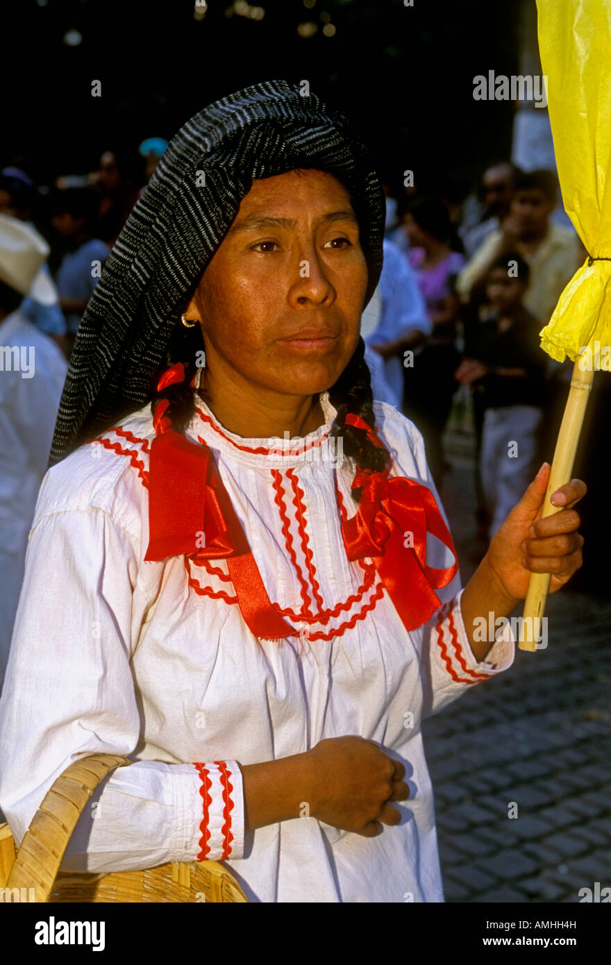 Mexican woman, mature woman, costumed dancer, Guelaguetza Festival ...