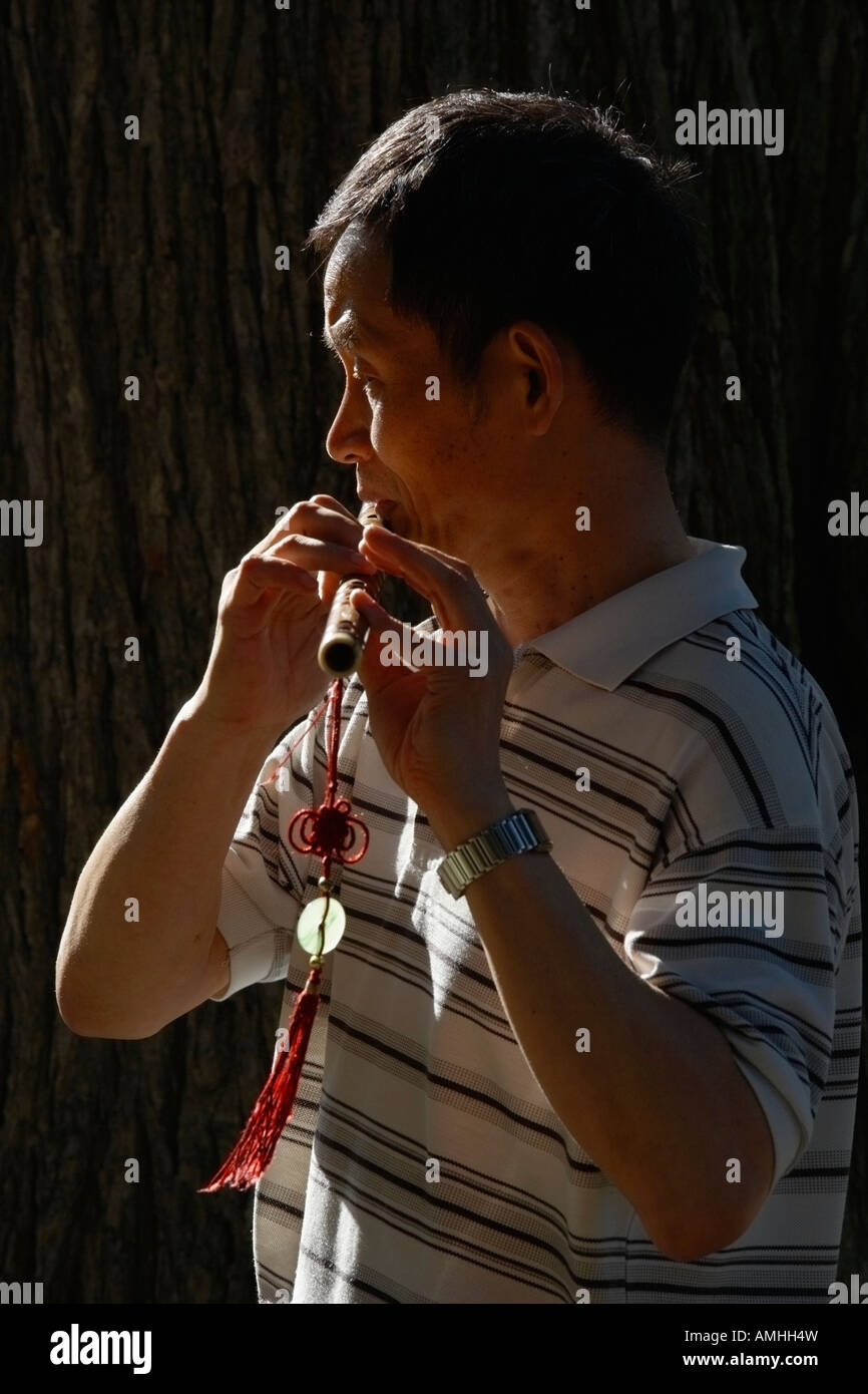 Busker in park hi-res stock photography and images - Alamy