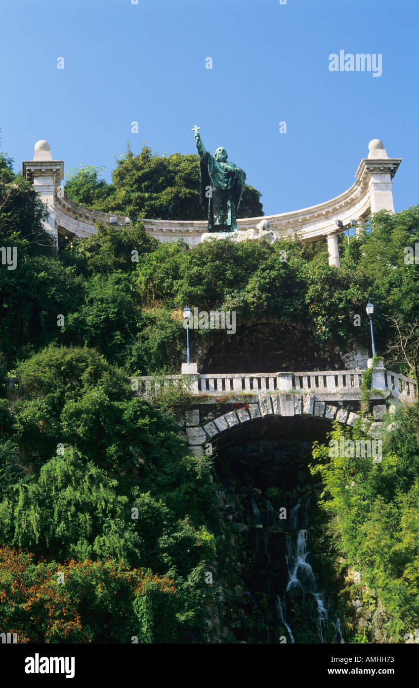St Gellert statue Gellert Hill Budapest Hungary Stock Photo - Alamy