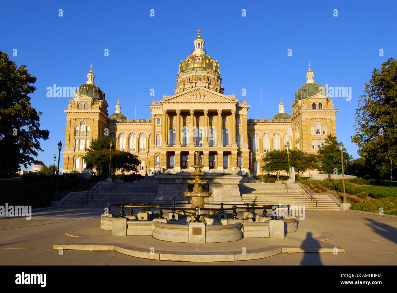 The State Capitol Building at Des Moines Iowa IA Stock Photo - Alamy