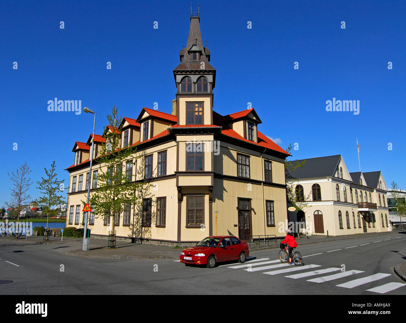 Traditional architecture of Iceland Reykjavik Iceland Stock Photo - Alamy