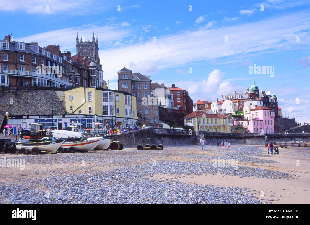 Cromer beach and town Norfolk England Stock Photo - Alamy