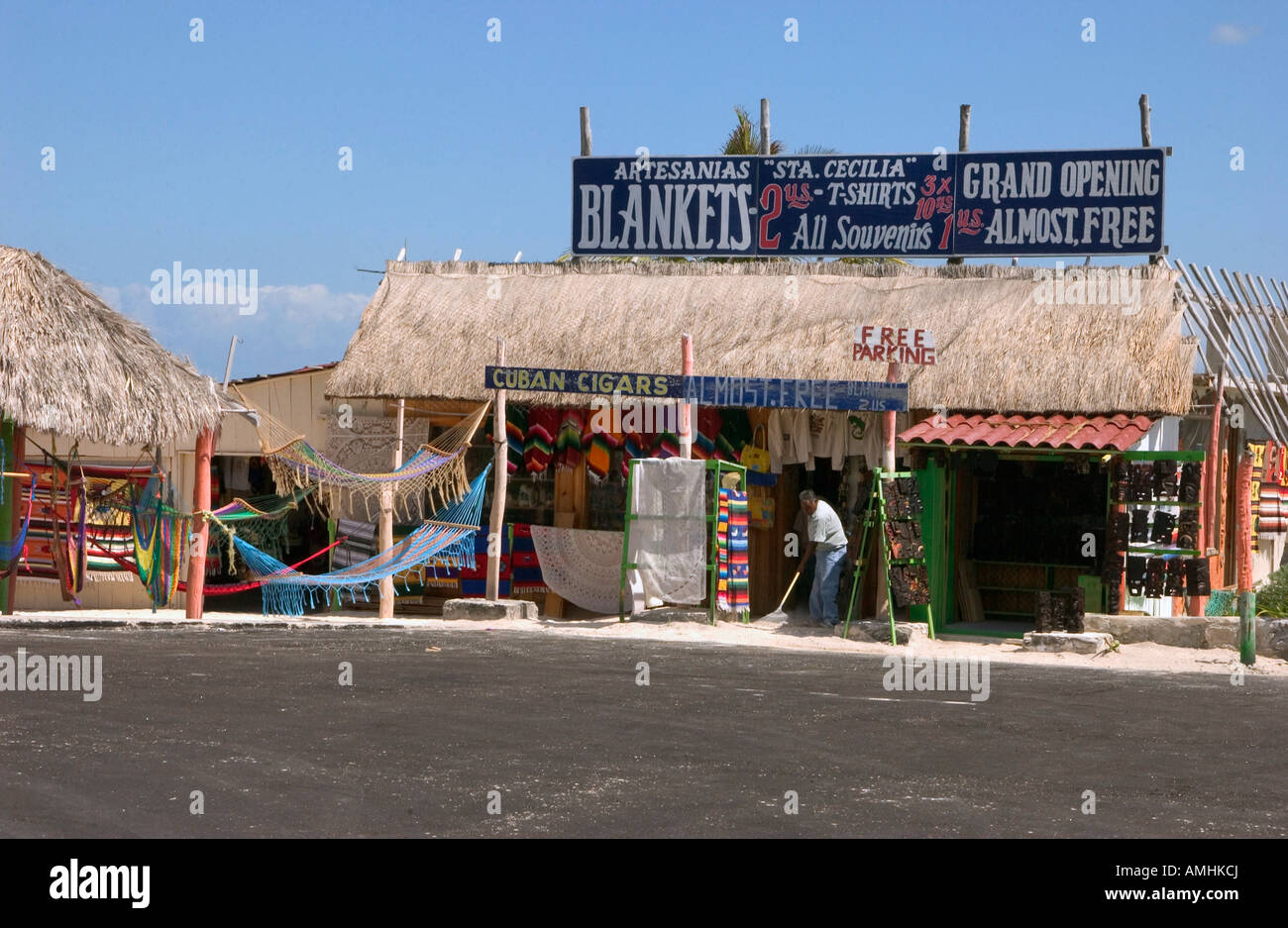 Mexico, Cozumel, Punta Morena, the east coast of the island Stock Photo ...