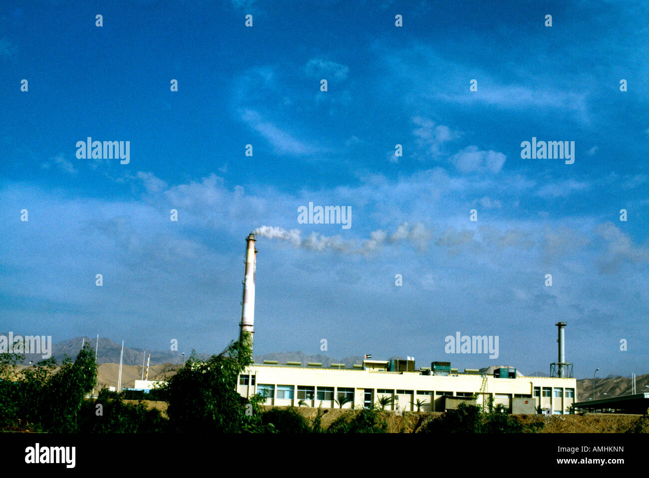 Aqaba Jordan Industrial Plant Stock Photo - Alamy