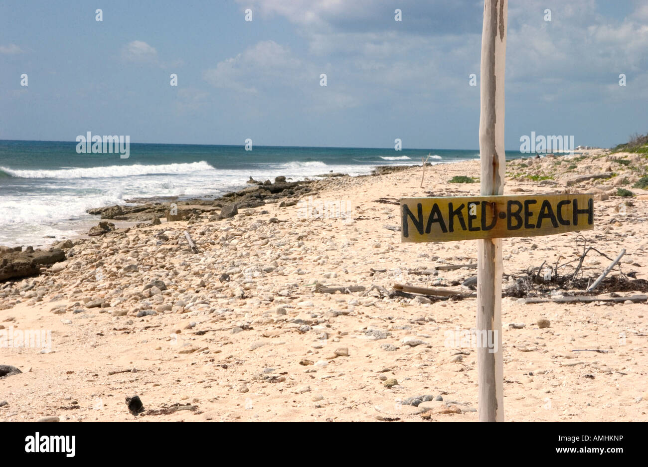 Mexico, Cozumel, Punta Morena, the east coast of the island Stock Photo ...