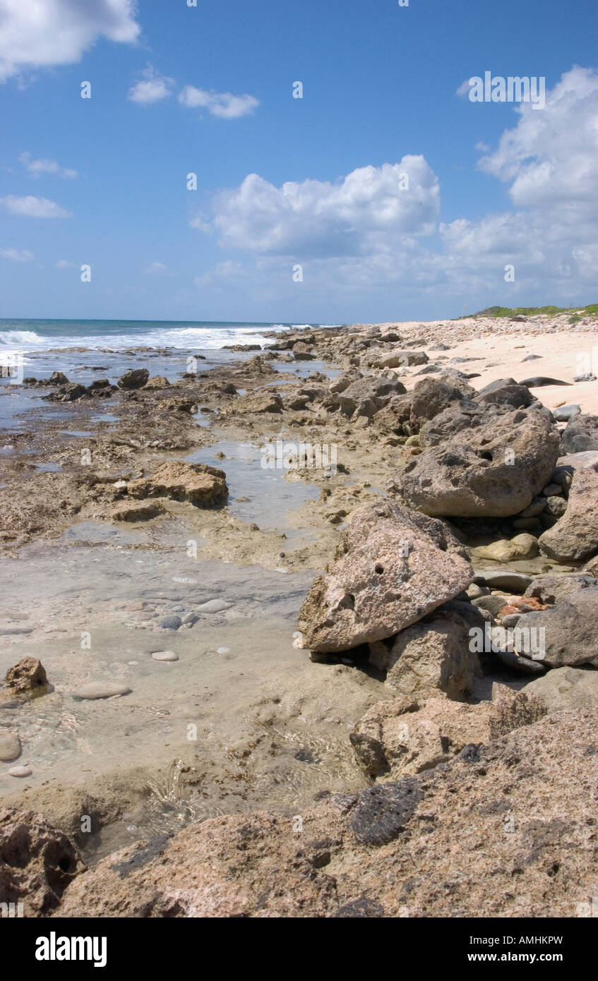 Mexico, Cozumel, Punta Morena, the east coast of the island Stock Photo ...