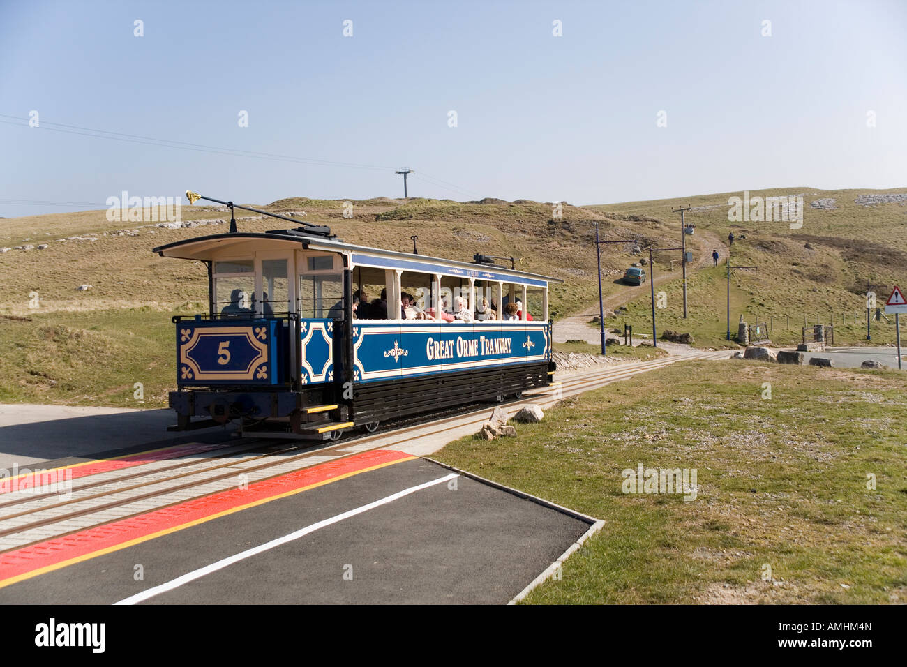 Great orme tramway halfway station hi-res stock photography and images ...