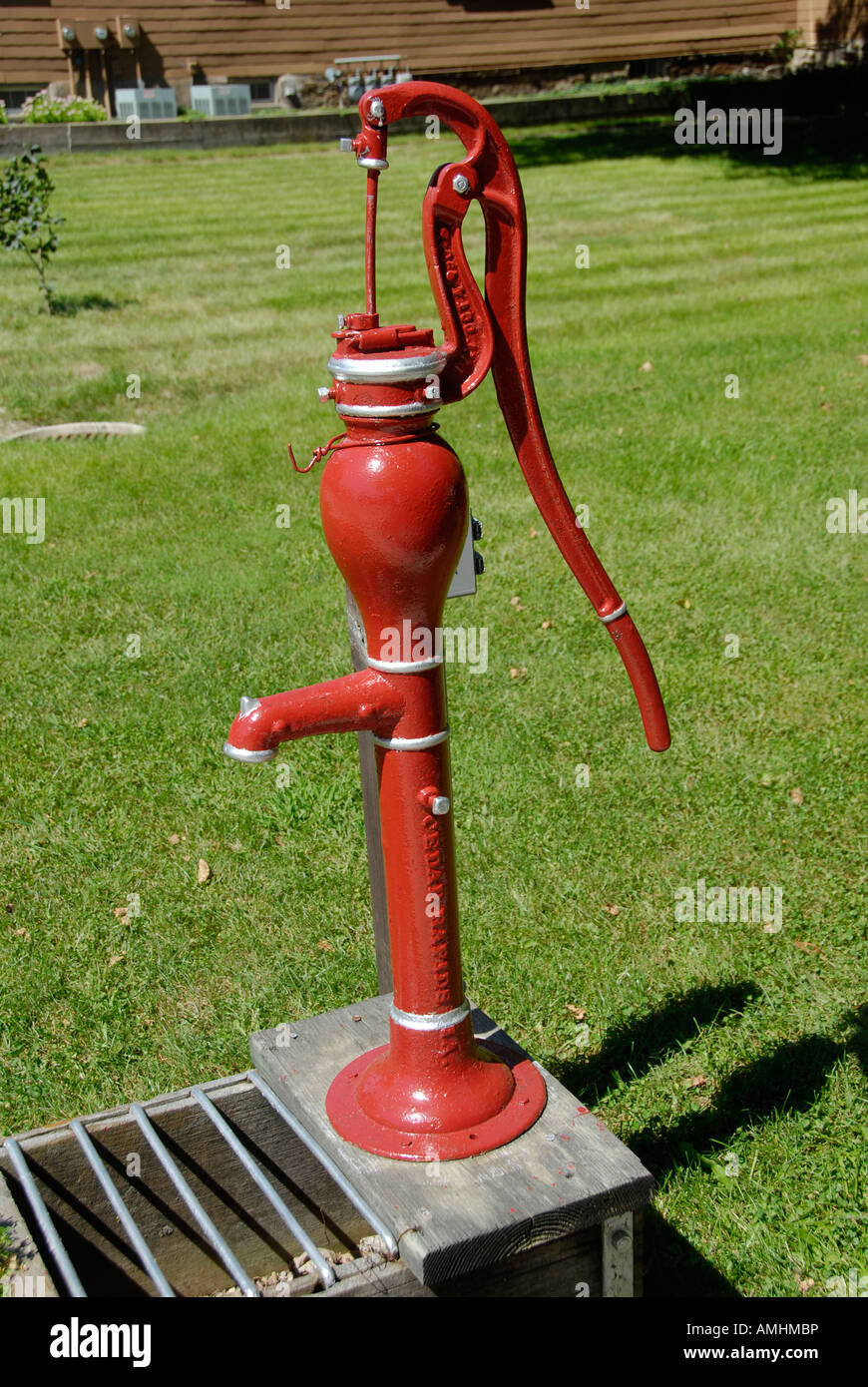 Old water pump at the Historic Amana Colonies Iowa IA Stock Photo - Alamy