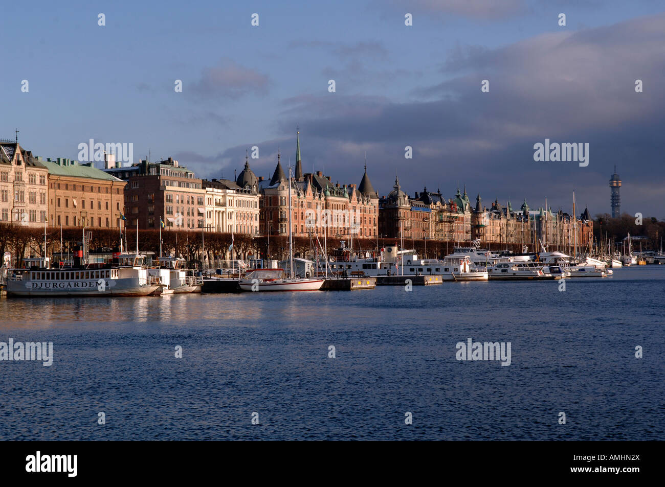 Waterfront of Stockholm, the Royal capital of Sweden Stock Photo - Alamy