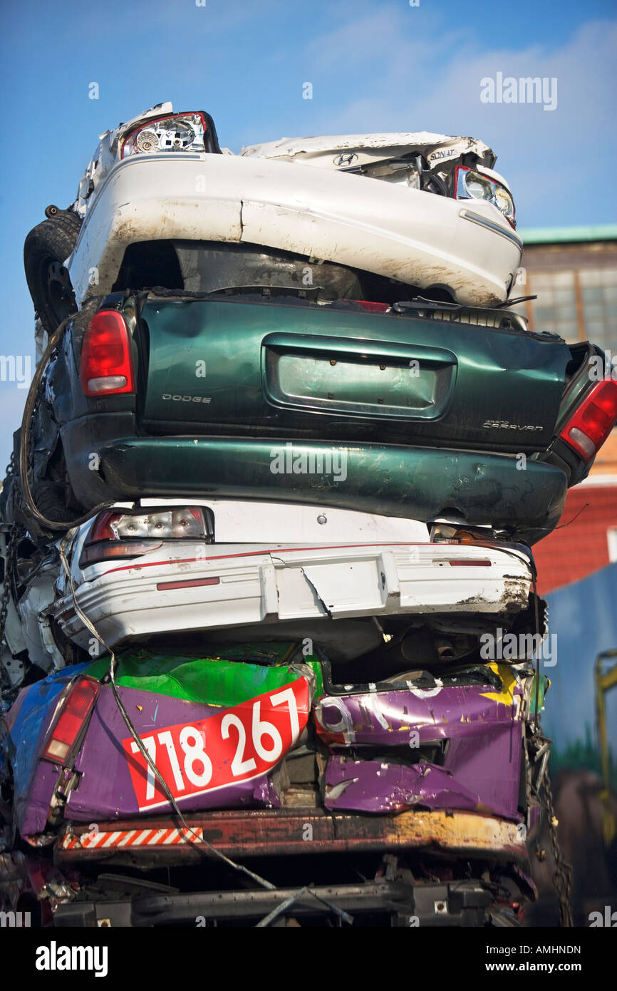 TRANSPORTATION, CAR, AUTOMOBILE, DEMOLISHED, WRECK, WORTHLESS, BAD ...