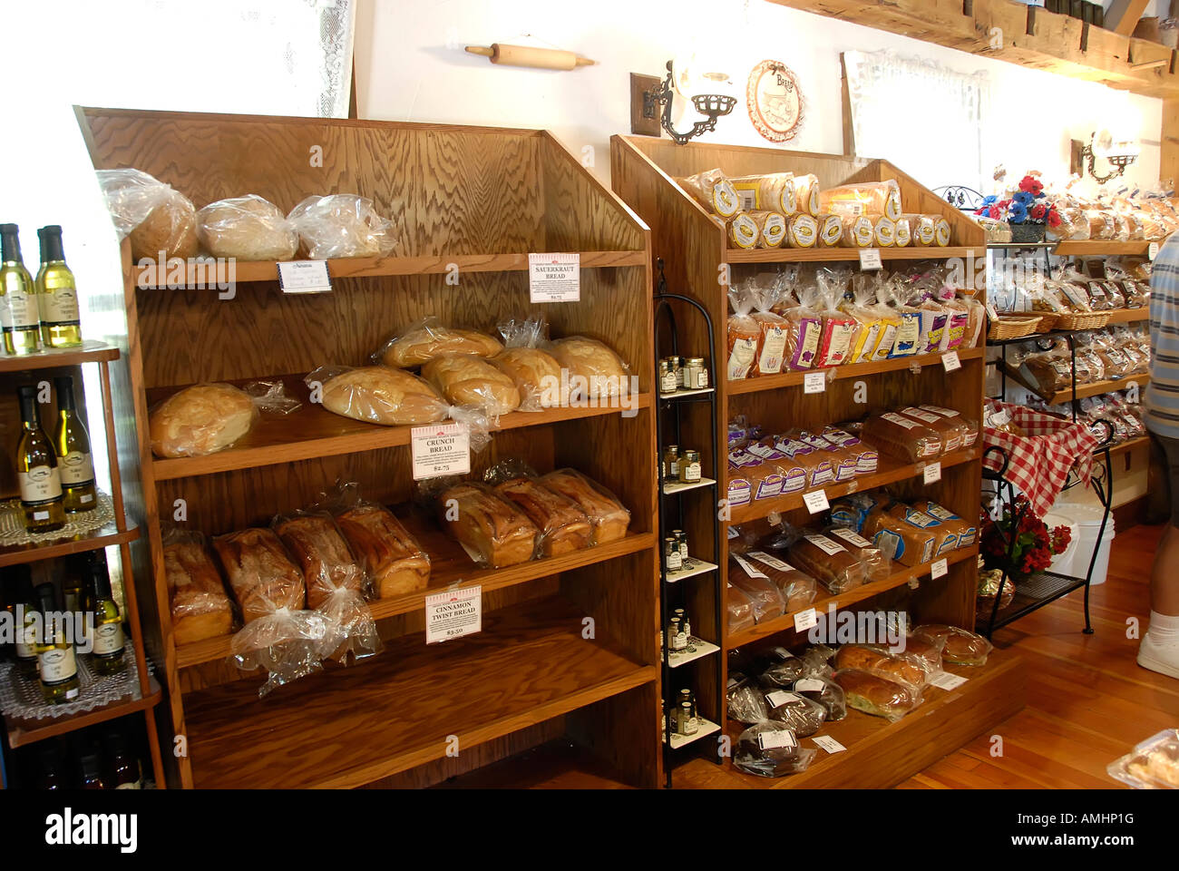 Homemade bakery shop at the Historic Amana Colonies Iowa IA Stock Photo ...
