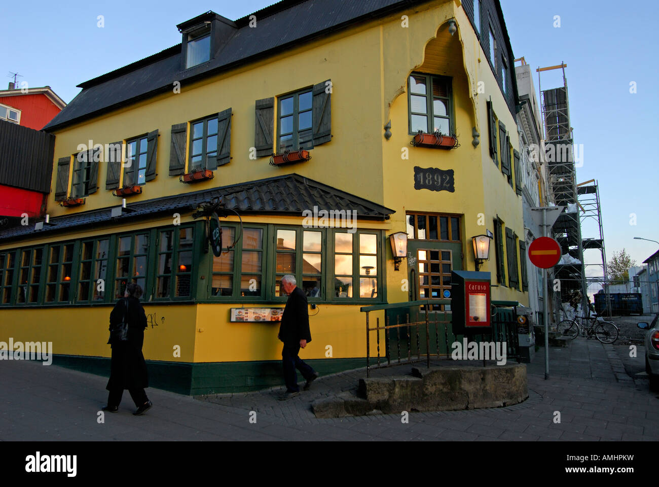 Street of Reykjavik Iceland Stock Photo - Alamy