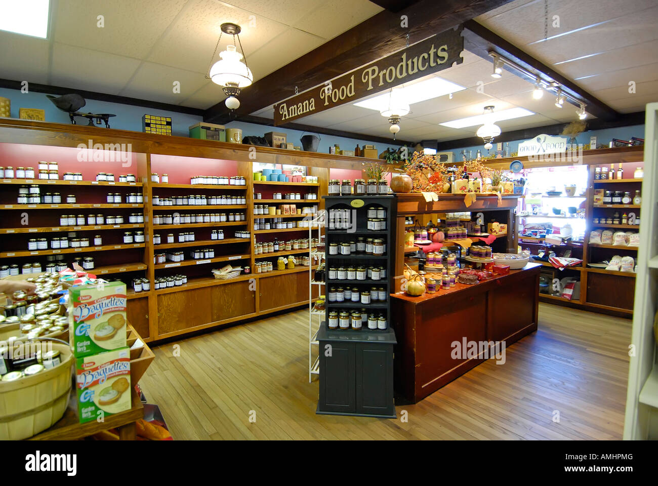 Famous Amana General Store at the Historic Amana Colonies Iowa IA Stock ...