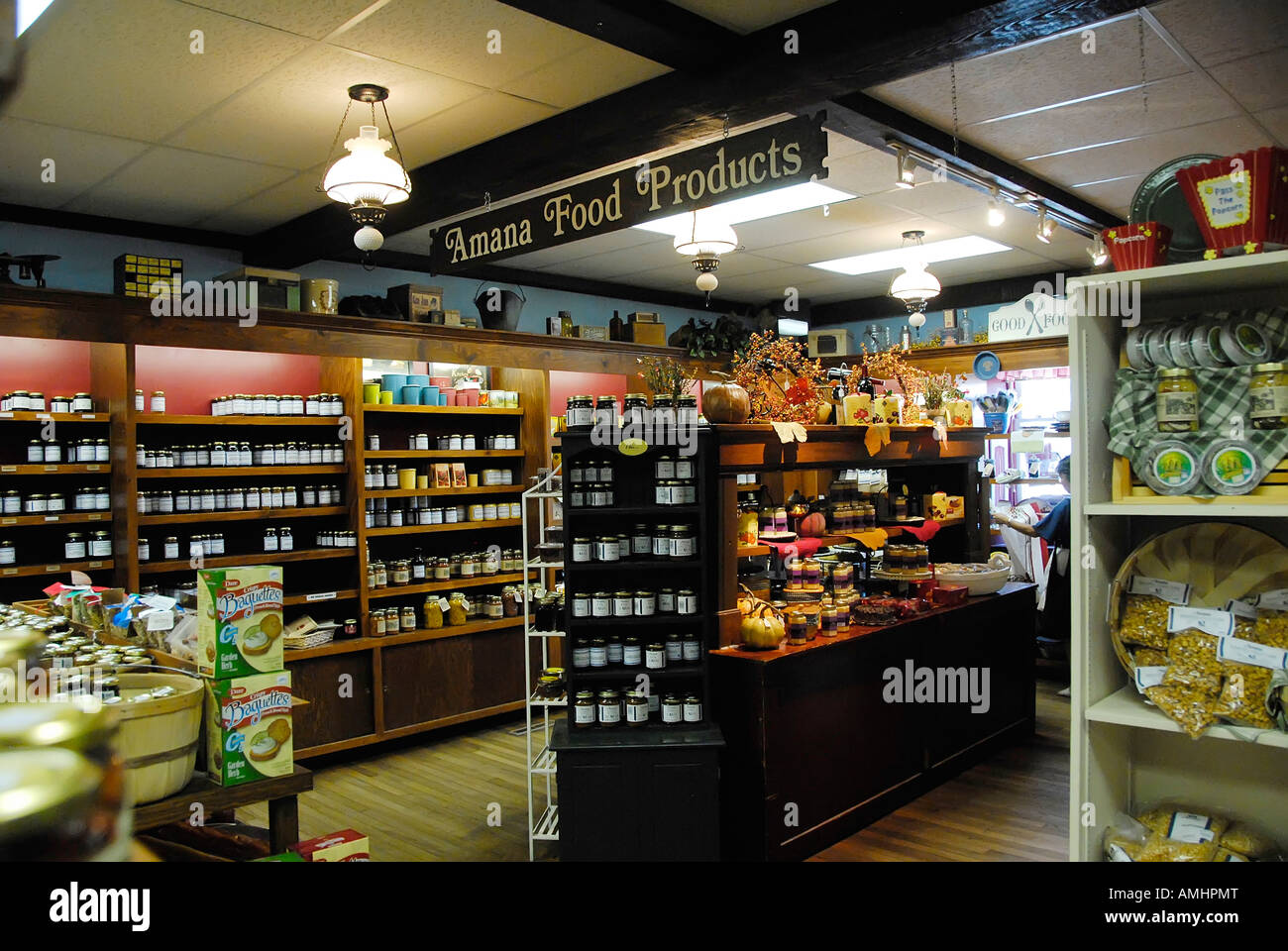Famous Amana General Store at the Historic Amana Colonies Iowa IA Stock ...