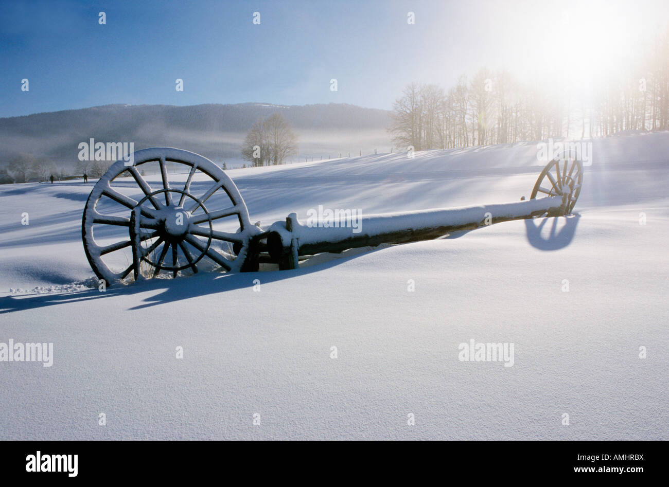 paysage de neige WINTER SCENE SWITZERLAND Alps Aeschiried Alps Bern ...