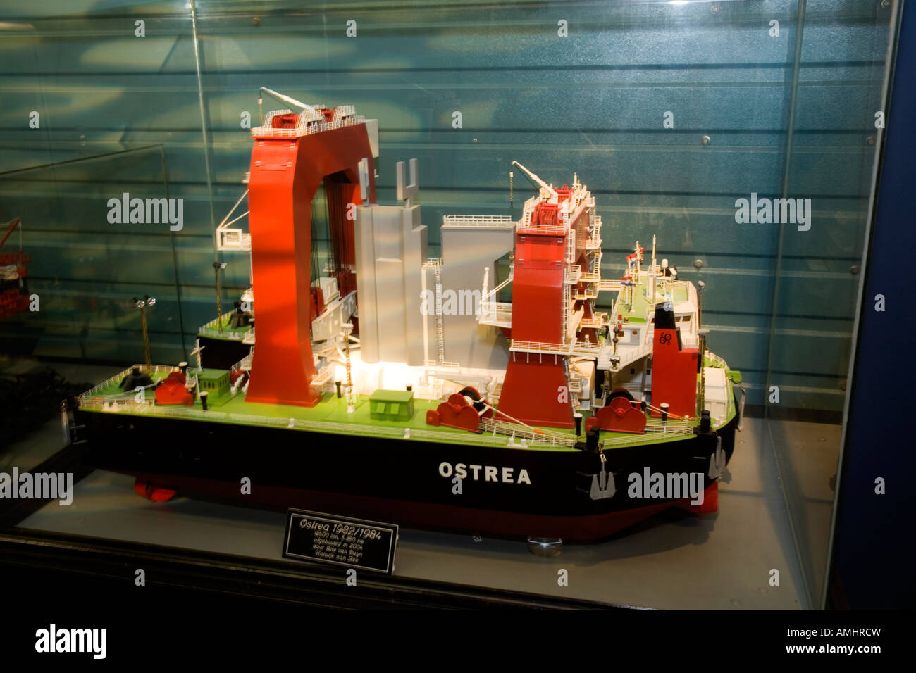 Display Model of Delta Project Delta Works barrier storm barrier ...