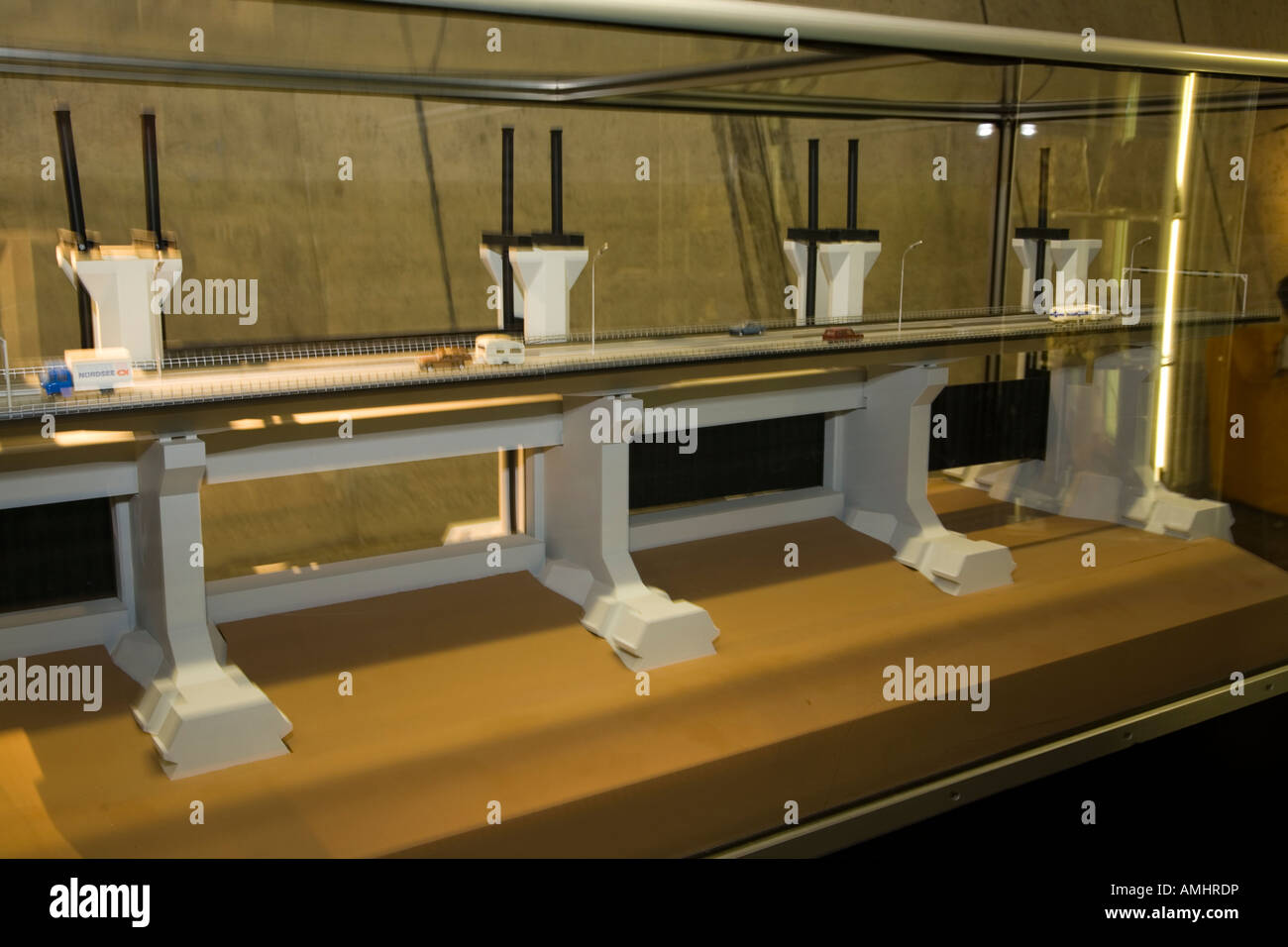 Display Model of Delta Project Delta Works barrier storm barrier ...
