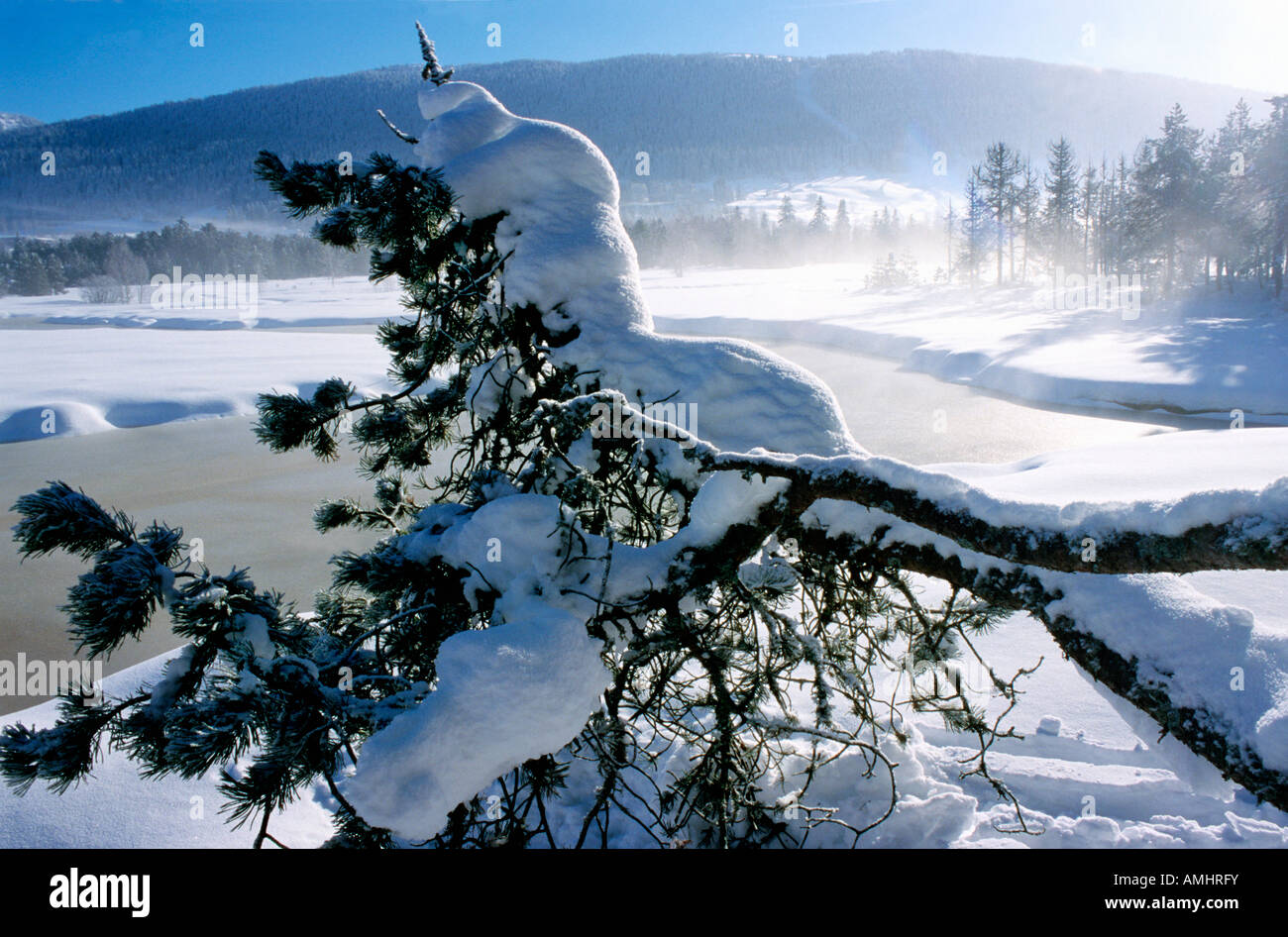 paysage de neige WINTER SCENE SWITZERLAND Alps Aeschiried Alps Bern ...