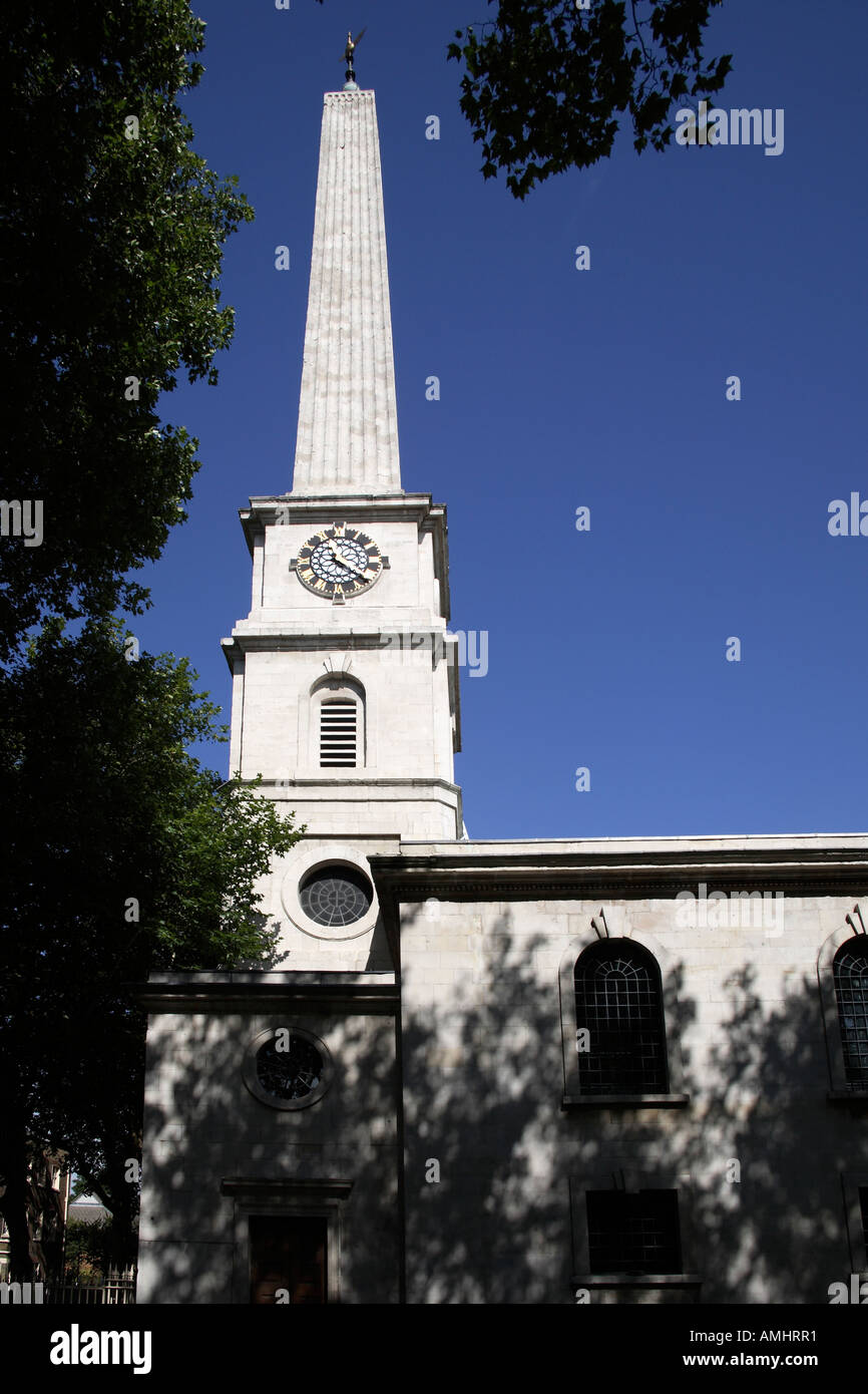 St Lukes church. Old Street, Hackney, London, England Stock Photo - Alamy