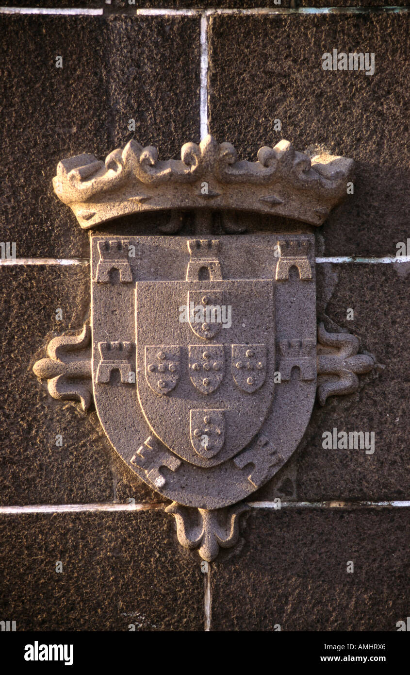 Portugal, Madeira, Funchal, Wappen Stock Photo - Alamy