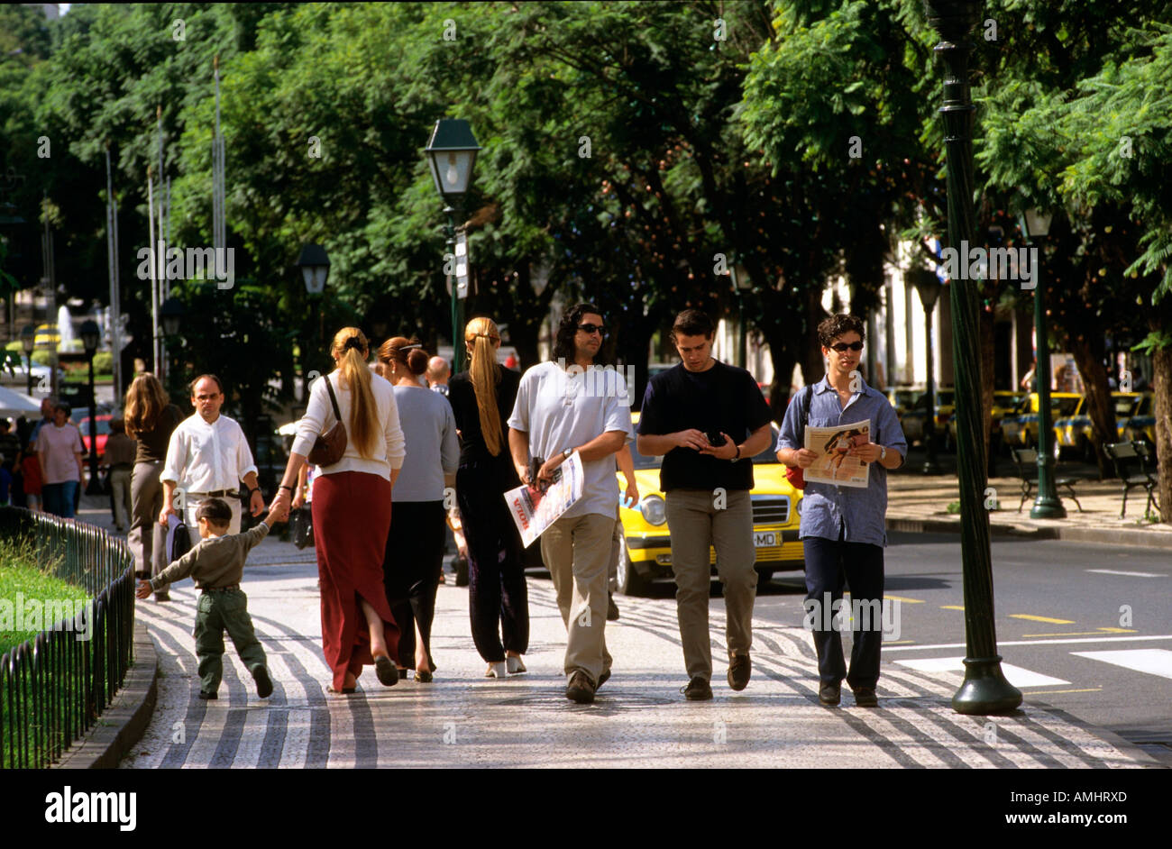 Portugal, Madeira, Funchal, Avenida Arriaga Stock Photo - Alamy