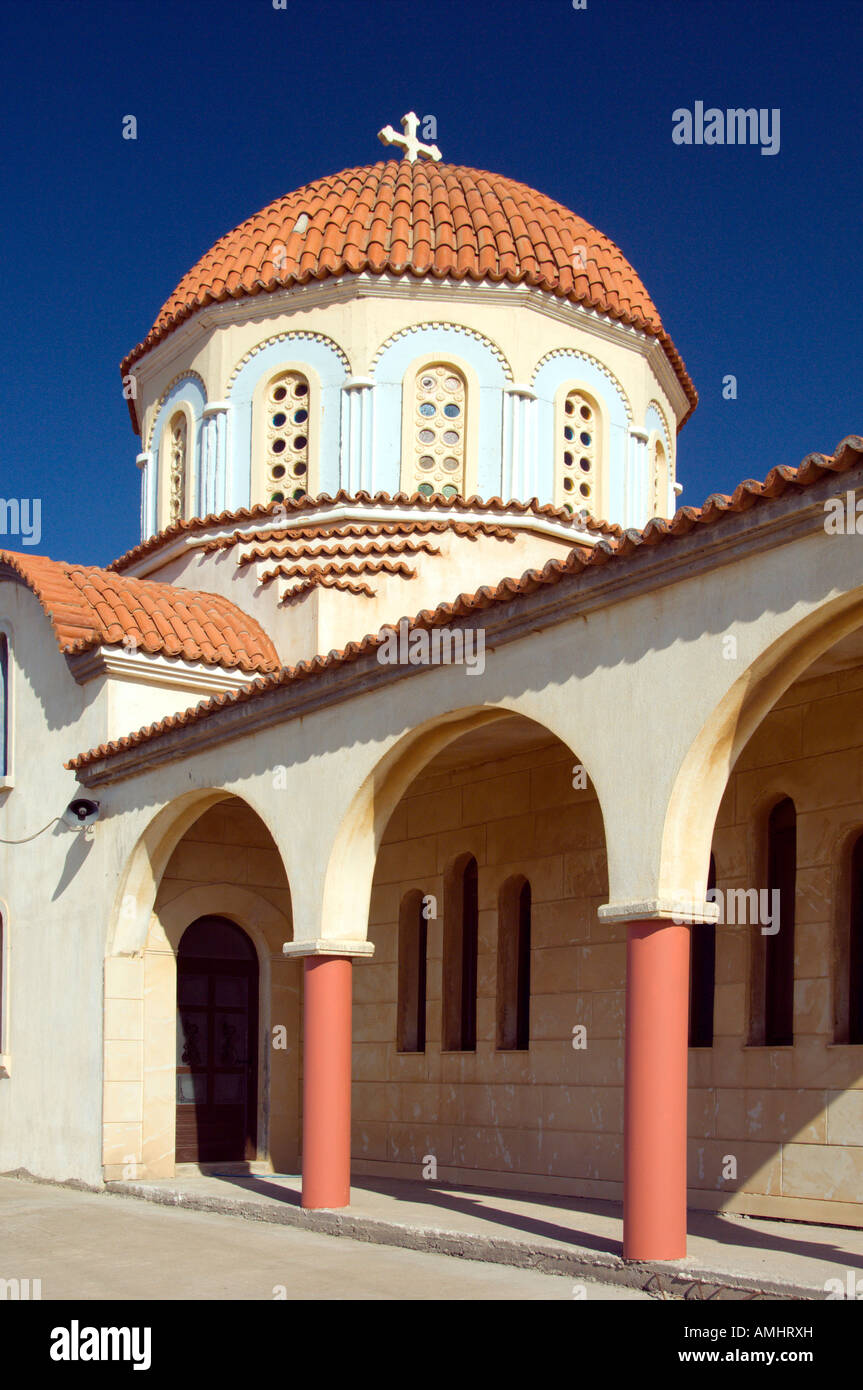 A small Greek orthodox church near Rethymno in Western Crete Greece ...
