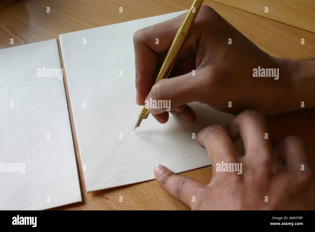 Quill writing hi-res stock photography and images - Alamy