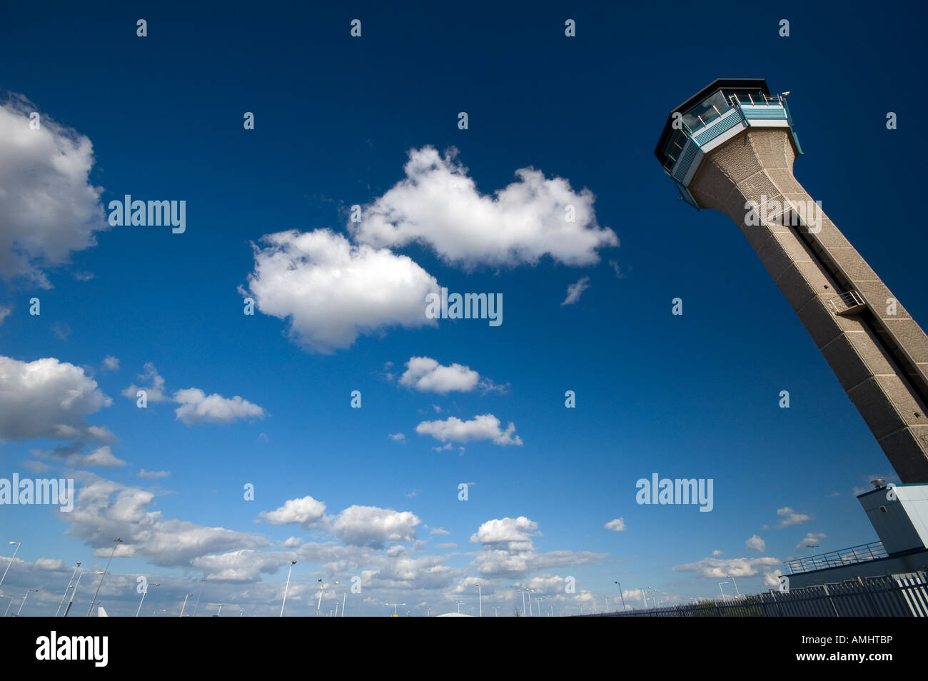 Airport Control Tower, Luton Airport, UK Stock Photo - Alamy