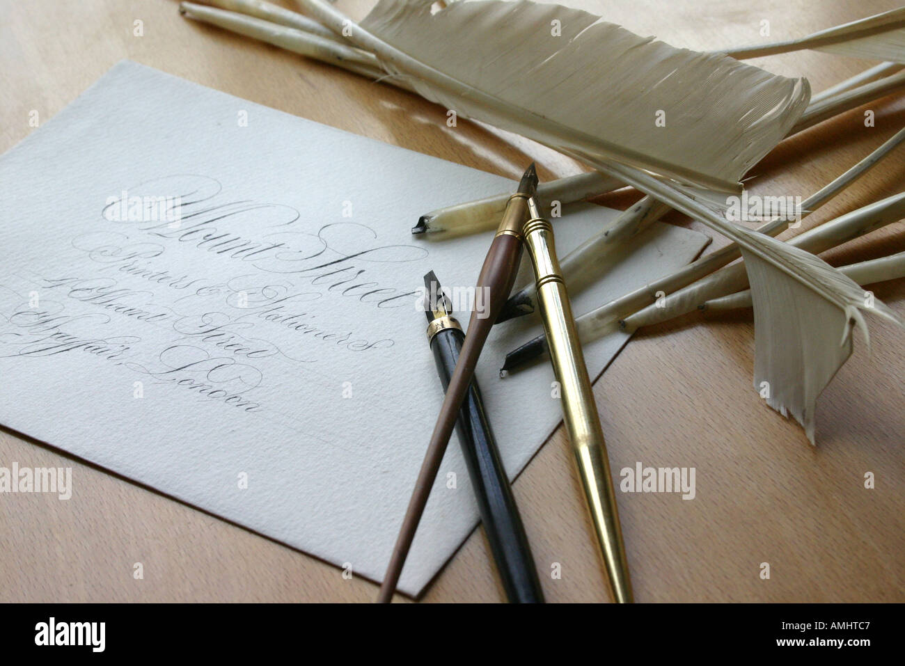 Cursive writing envelope hi-res stock photography and images - Alamy