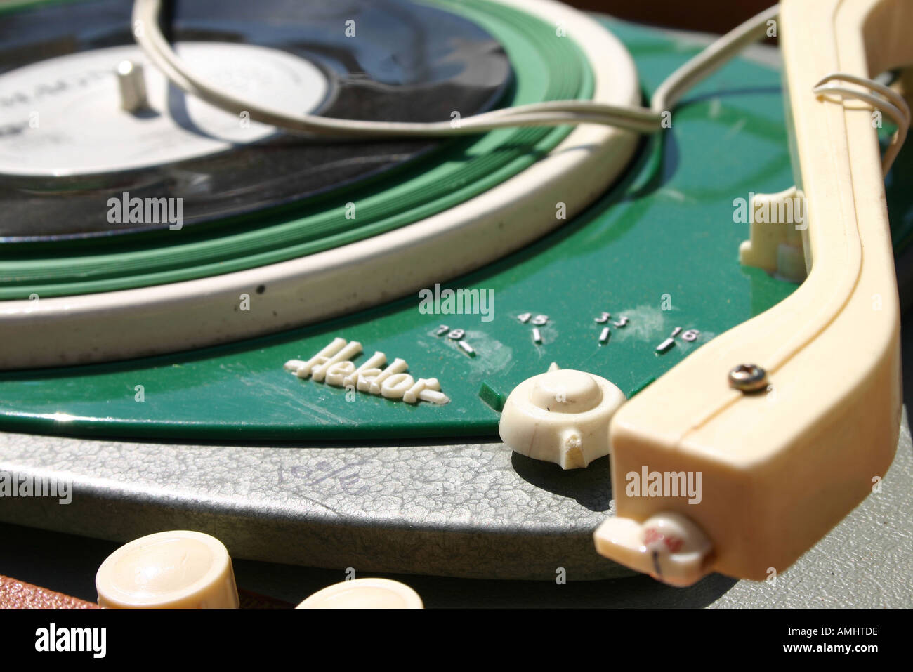 Old Vinyl record player Stock Photo - Alamy