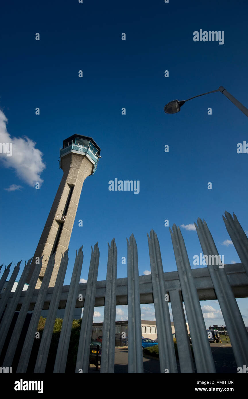 Airport Control Tower, Luton Airport, UK Stock Photo - Alamy