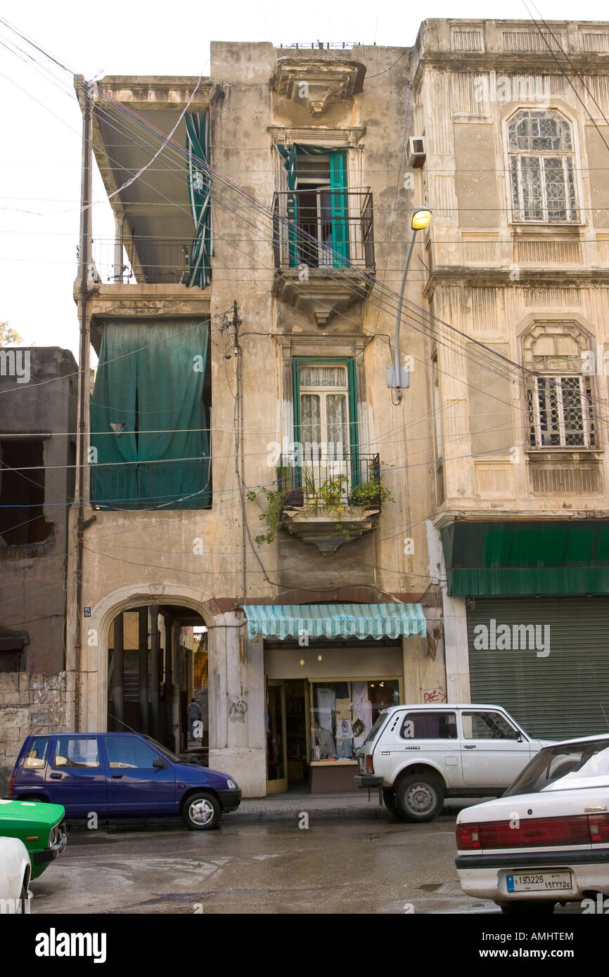 Old building Beirut Lebanon Stock Photo - Alamy