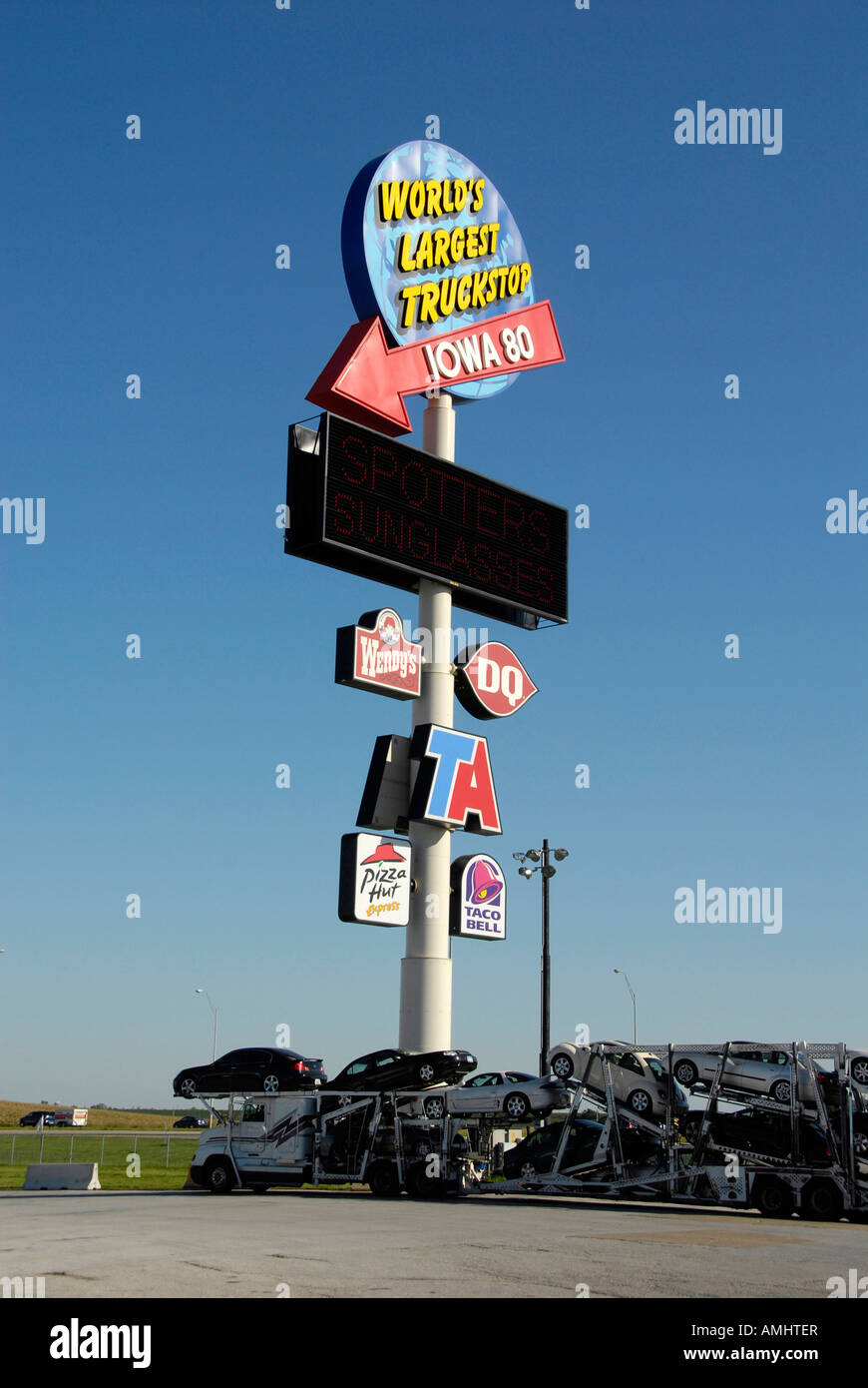 Iowa 80 is the largest truck rest stop in the world located on ...
