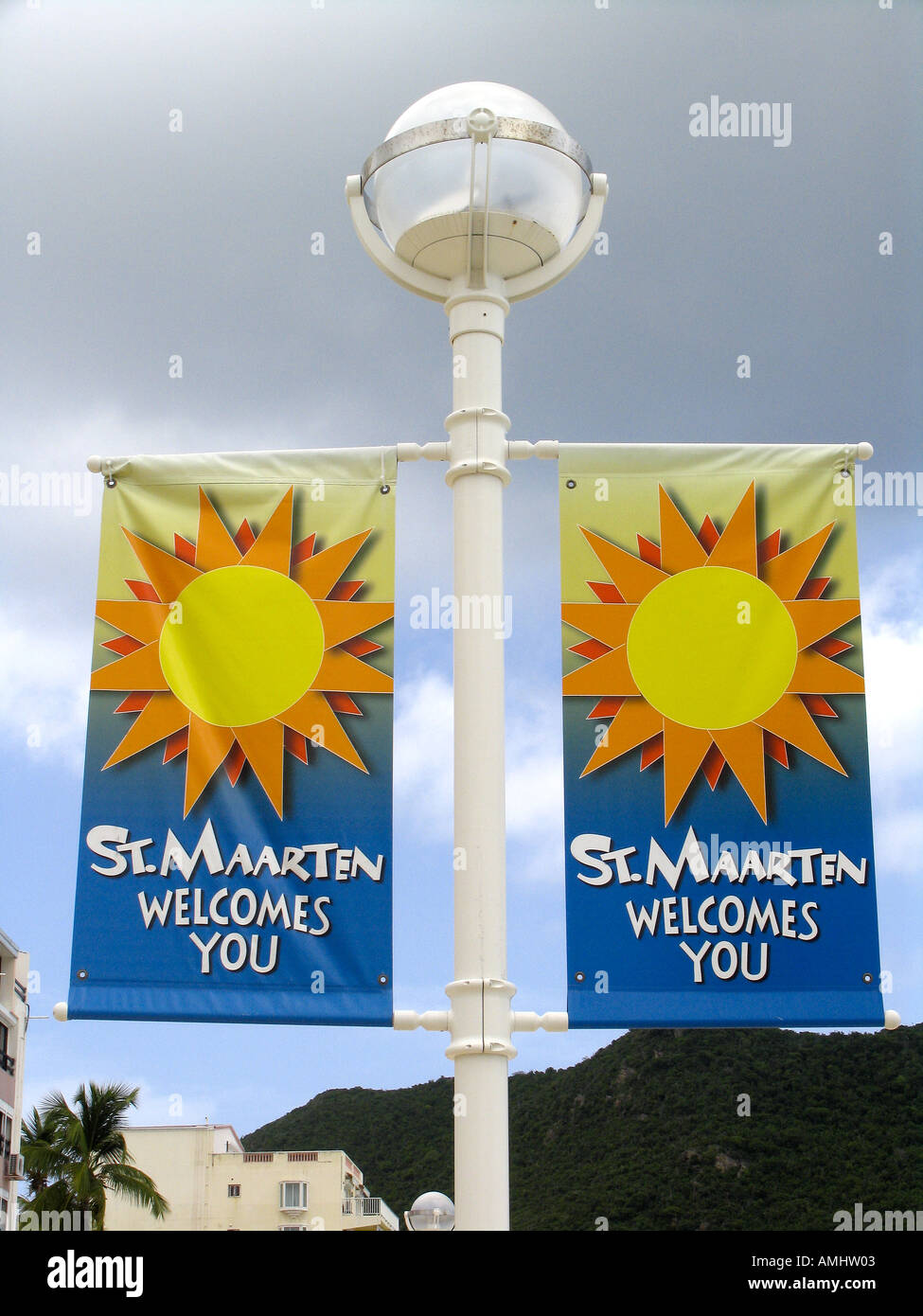 Welcome st maarten sign hi-res stock photography and images - Alamy