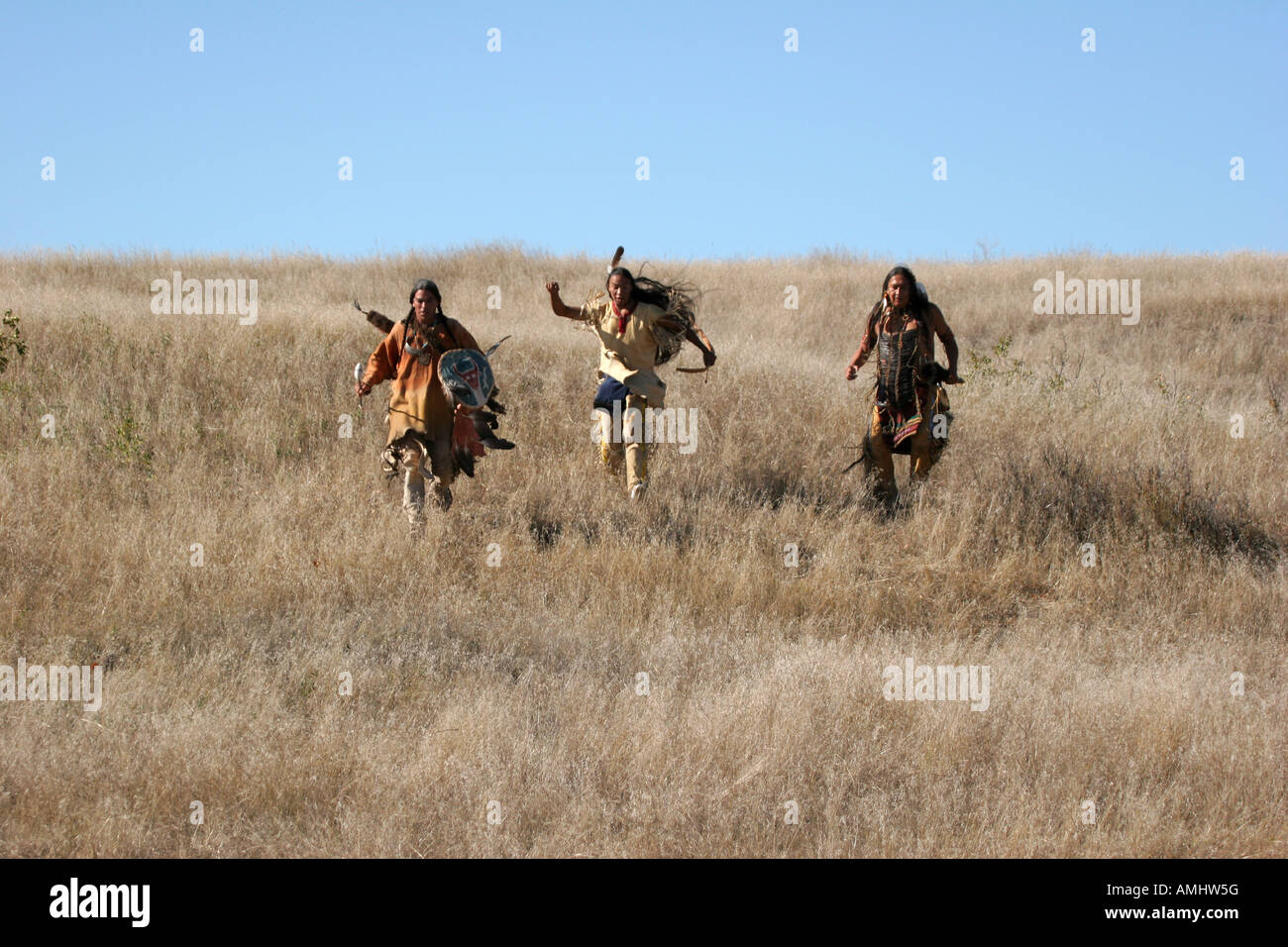 Three people going for run in country hi-res stock photography and ...