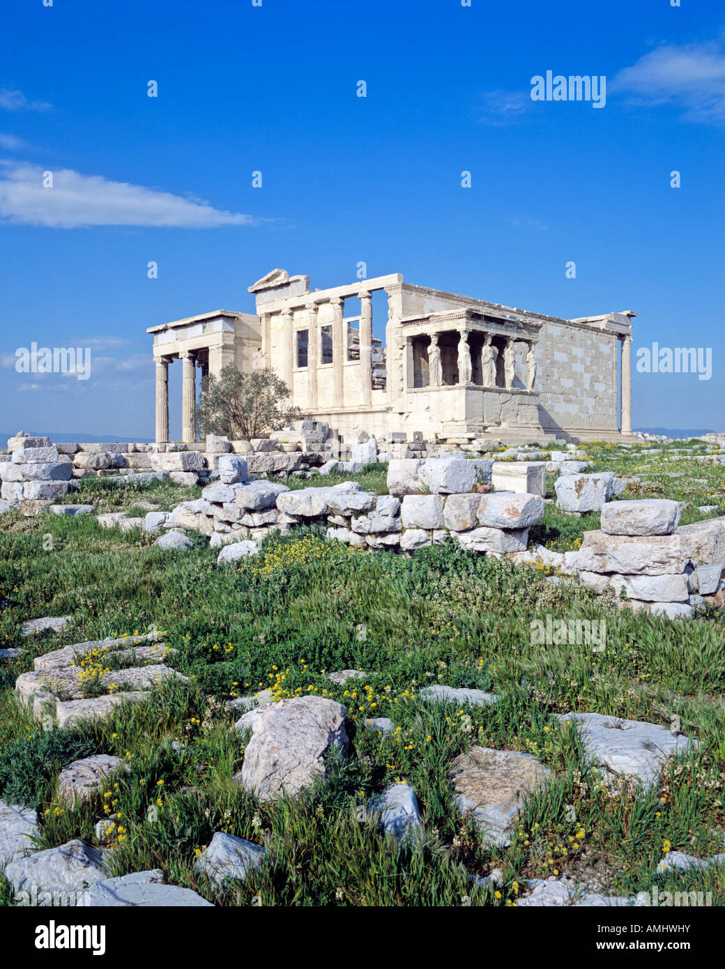 Caryatids at the Erechteion, Acropolis, Athens, Greece Stock Photo - Alamy