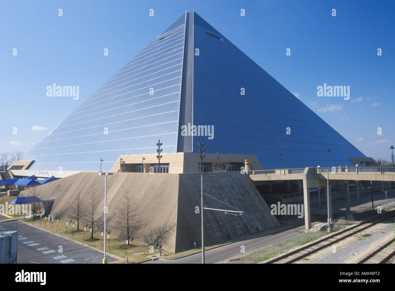 The Pyramid Sports Arena in Memphis TN Stock Photo - Alamy