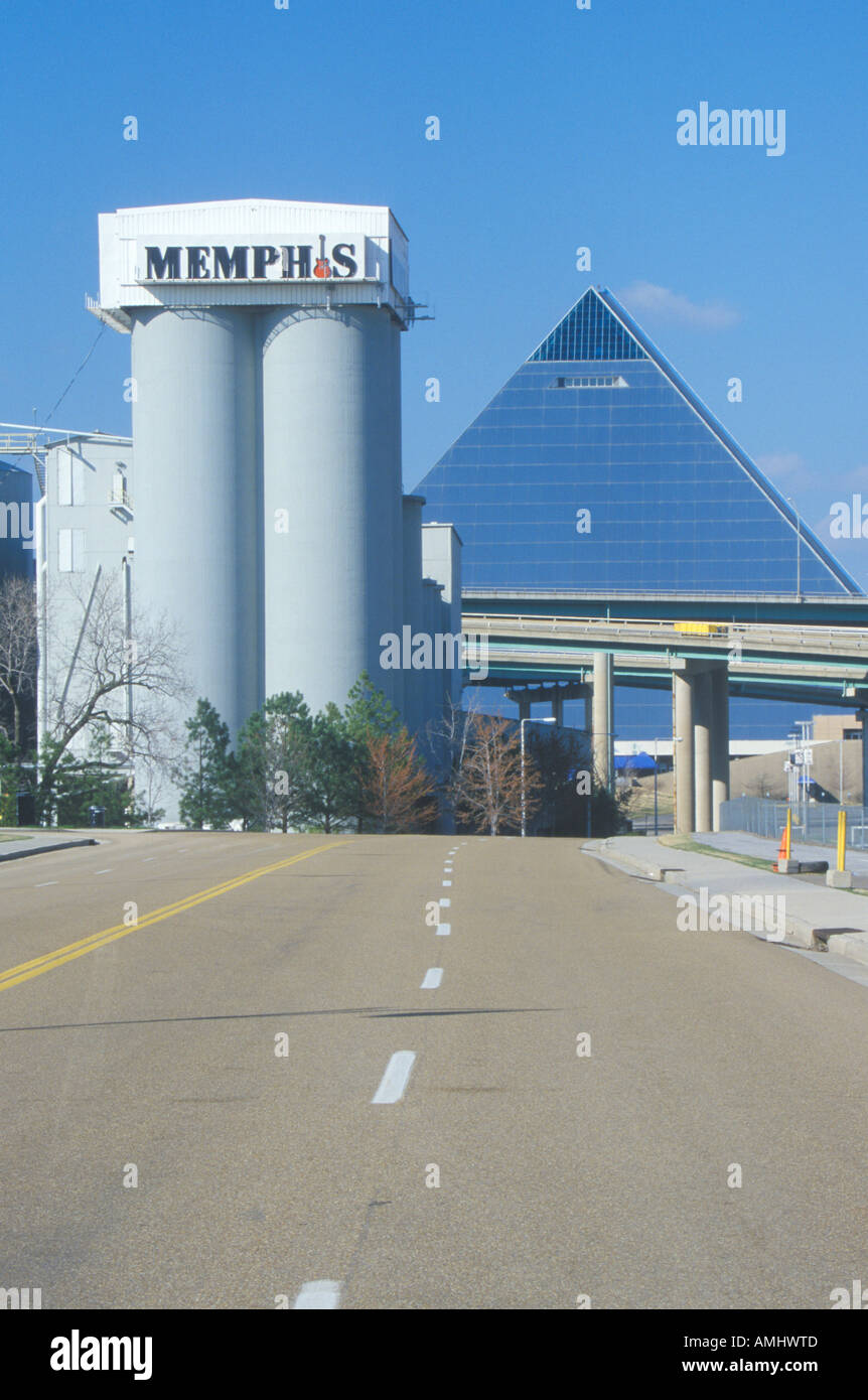 The Pyramid Sports Arena in Memphis TN Stock Photo - Alamy