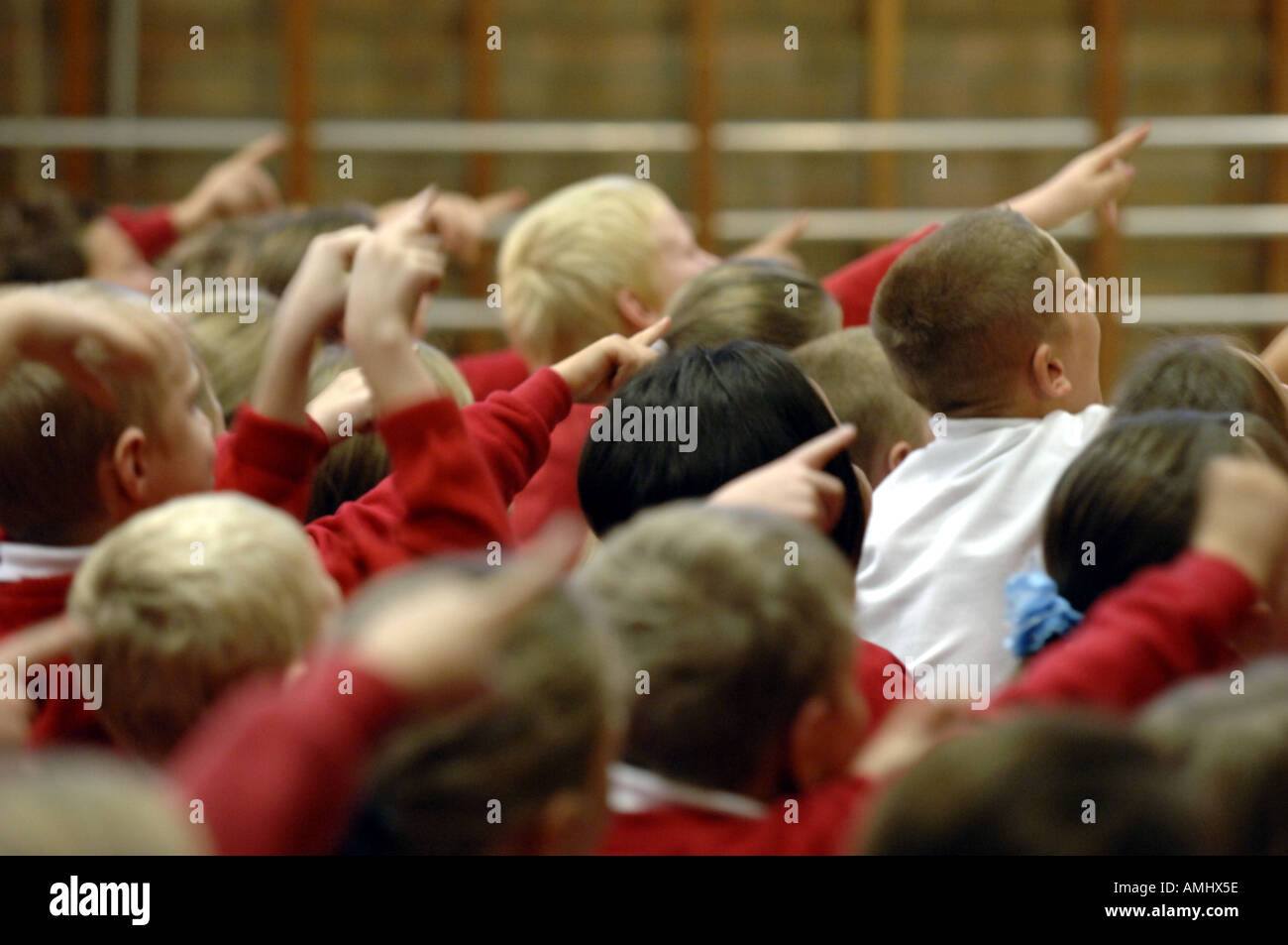 Primary school assembly children sitting hi-res stock photography and ...