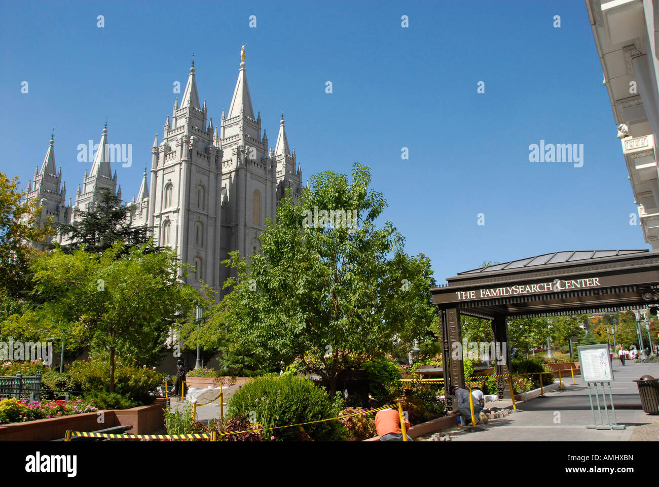 The Mormon Family research and history center in Salt Lake City Utah UT ...