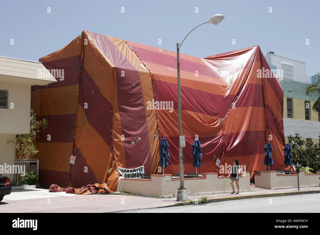 Miami Beach Florida,Collins Avenue,covered condominium building ...