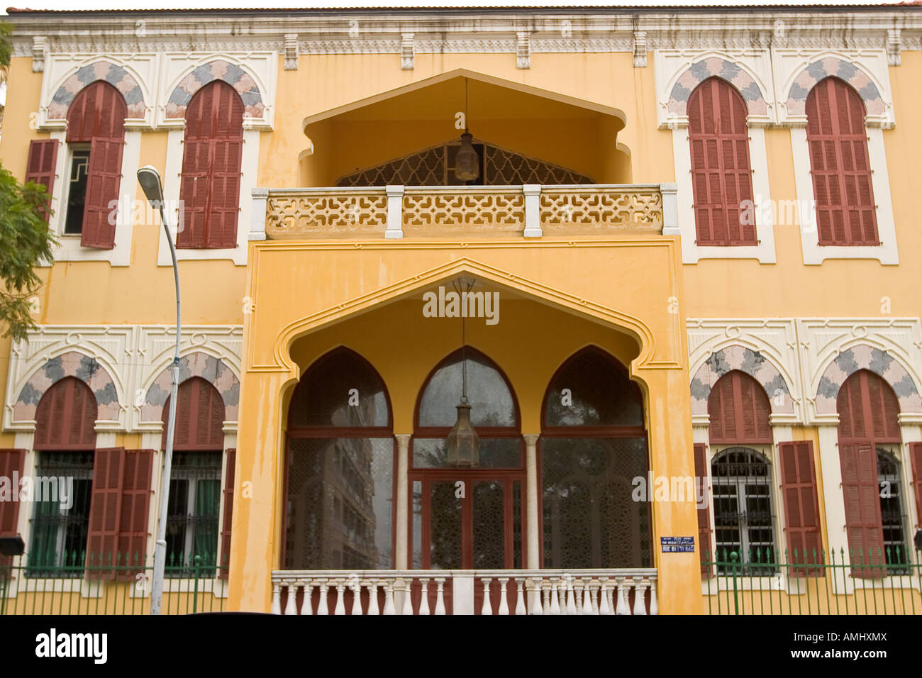 Ornate old yellow building Beirut Lebanon Stock Photo - Alamy